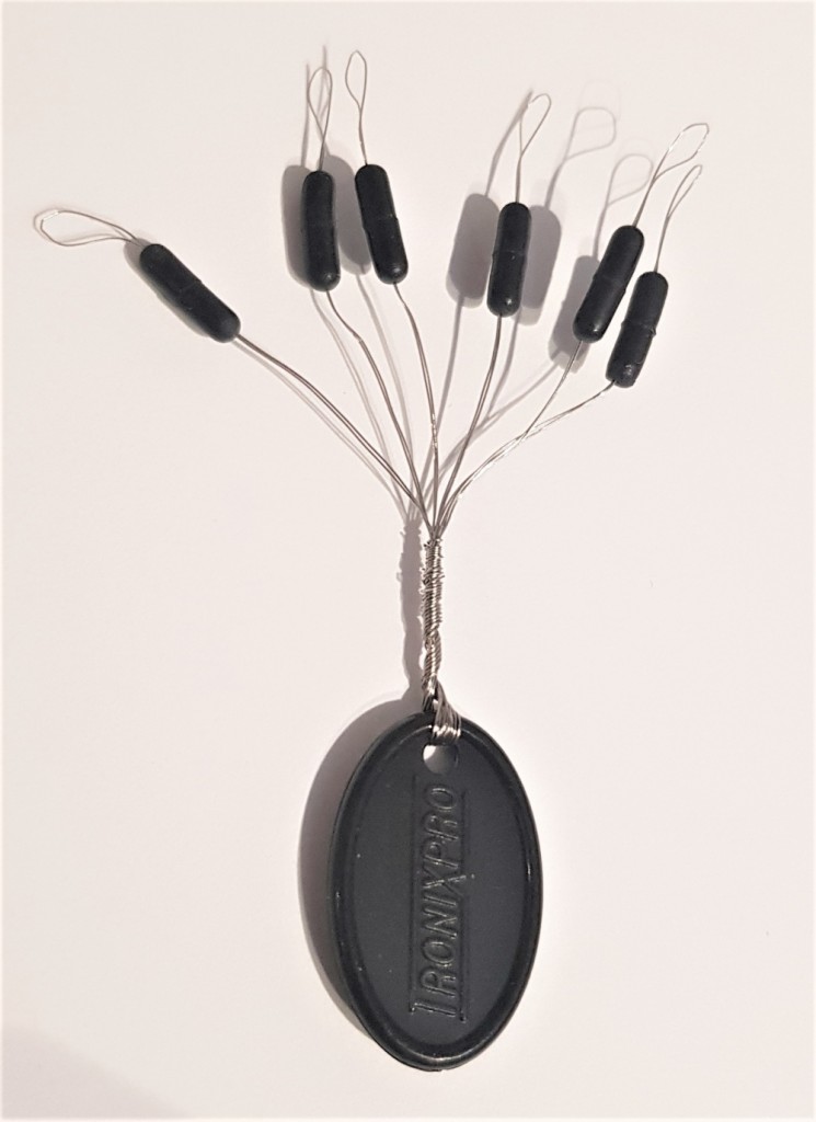 Black Column Stops (6 stk) | Salar Sportsfiske